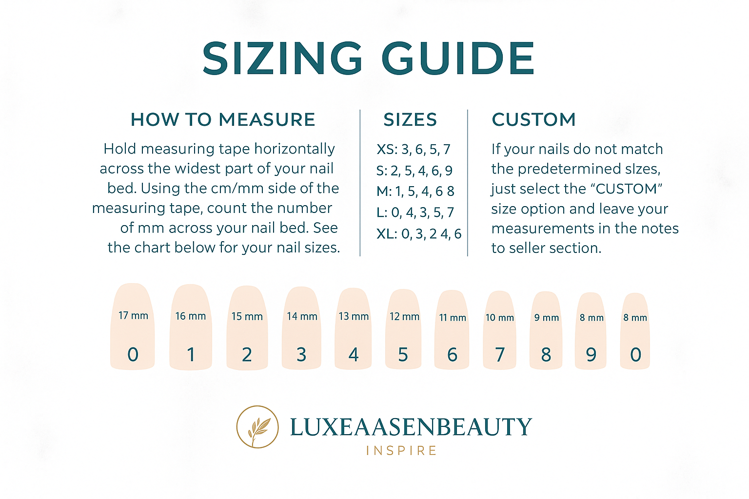 Nail Collection | Press-On Nail Sets by LuxeAasenBeauty